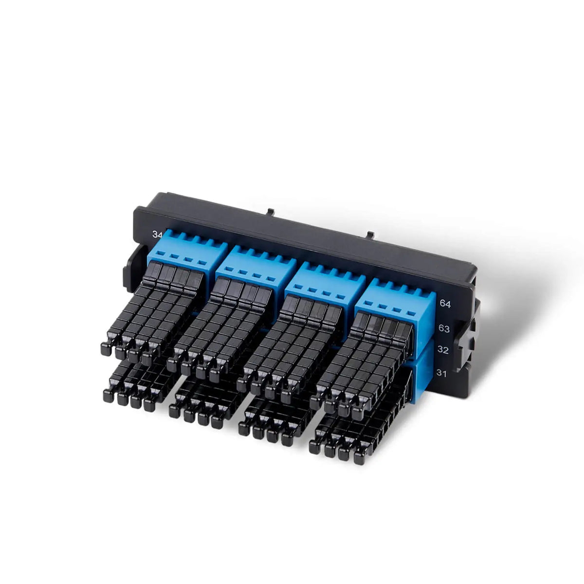 64-port MDC (Quad) Plastic Adapter Panel, Match for UltraX/Y/N/S Serie ...